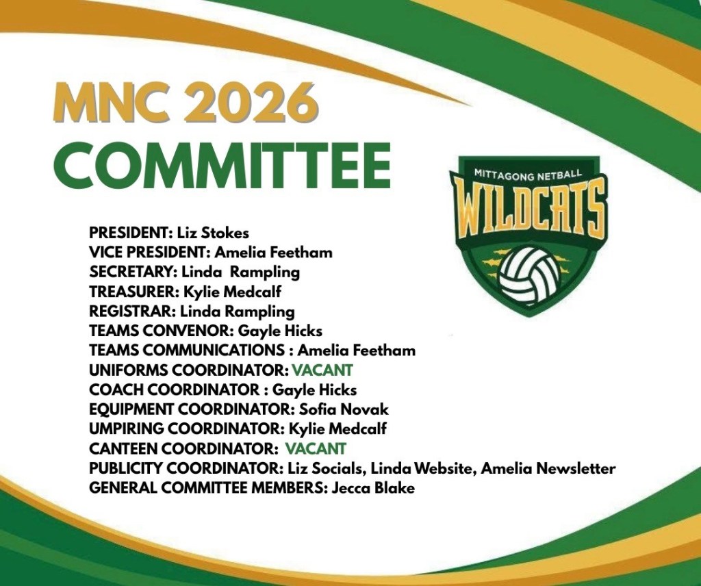 Committee – Mittagong Netball Club